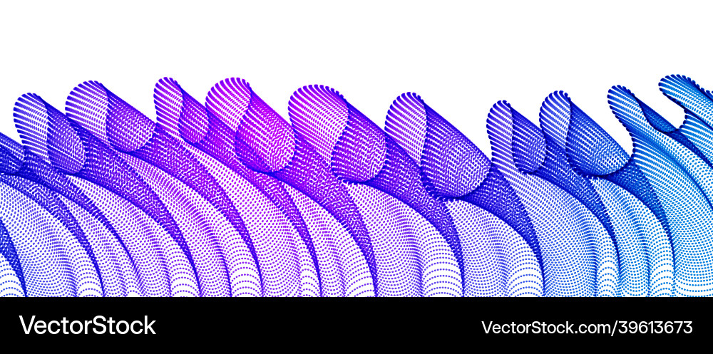 Abstract background with wave of flowing Vector Image