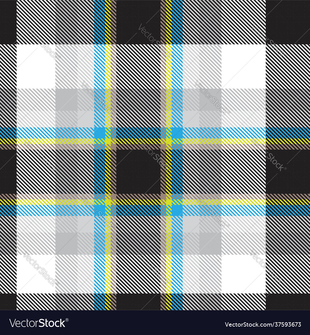 Colourful plaid textured seamless pattern Vector Image