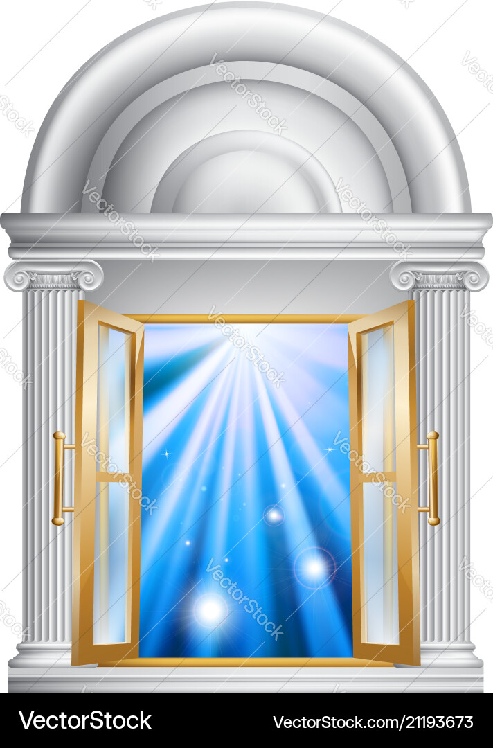 Marble door entrance Royalty Free Vector Image