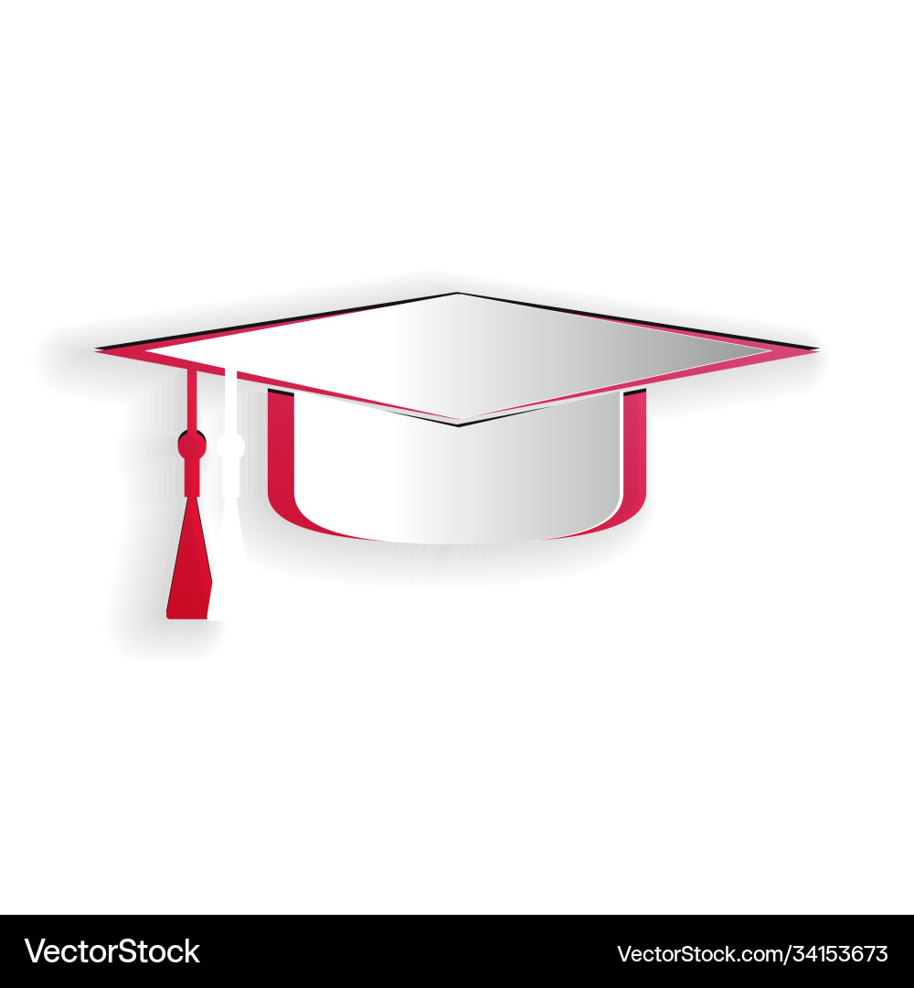 Graduation Cap Icon Vector