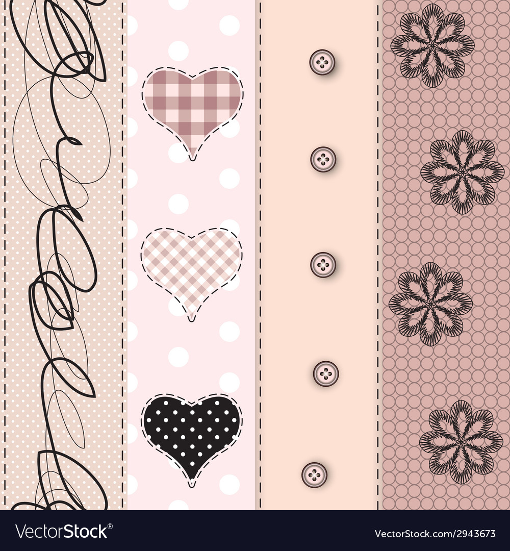 Patchwork pattern Royalty Free Vector Image - VectorStock
