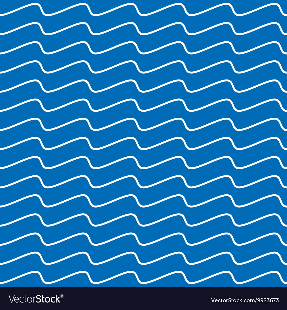 Wavy lines seamless pattern Royalty Free Vector Image