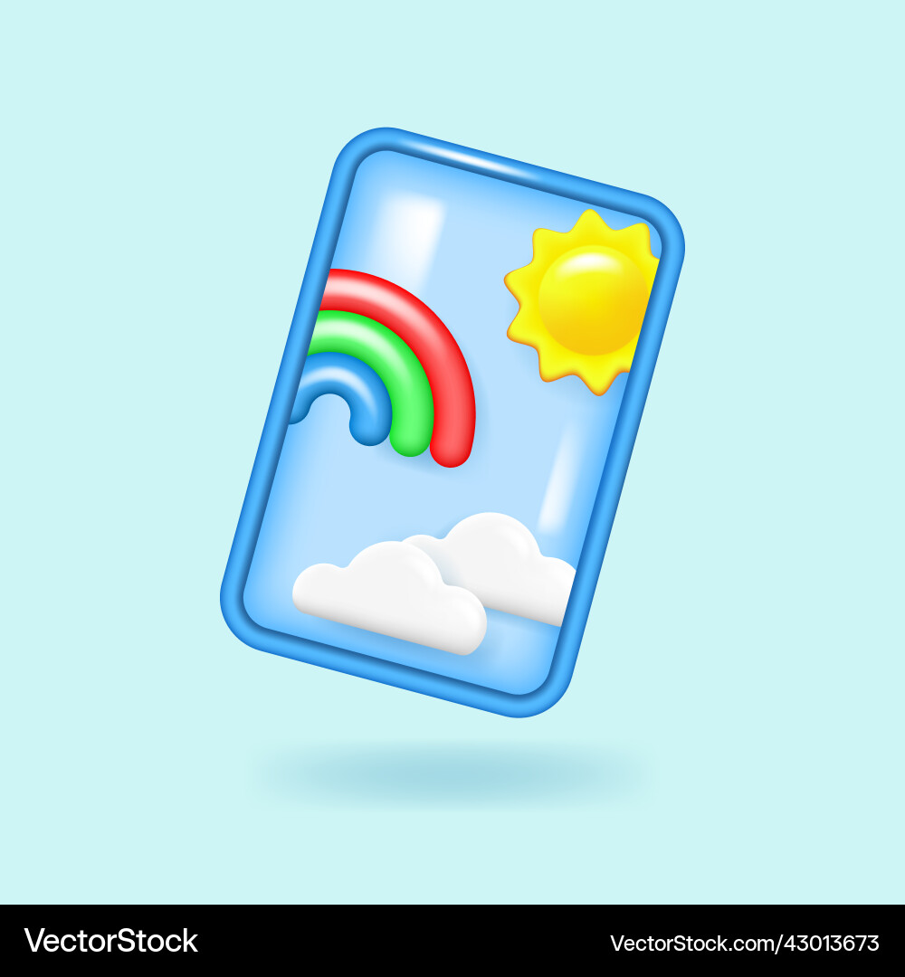 Weather icons on mobile phone screen Royalty Free Vector