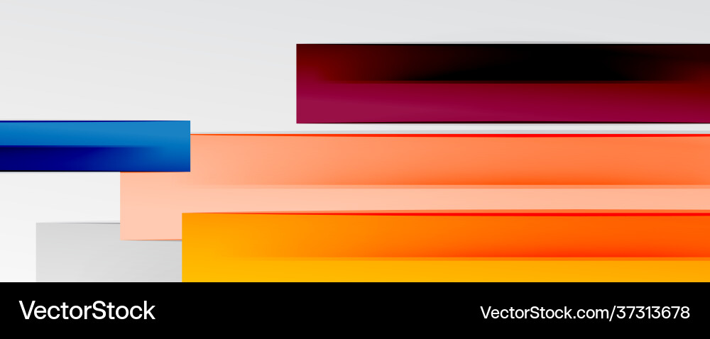 Color abstract lines trendy geometric background Vector Image