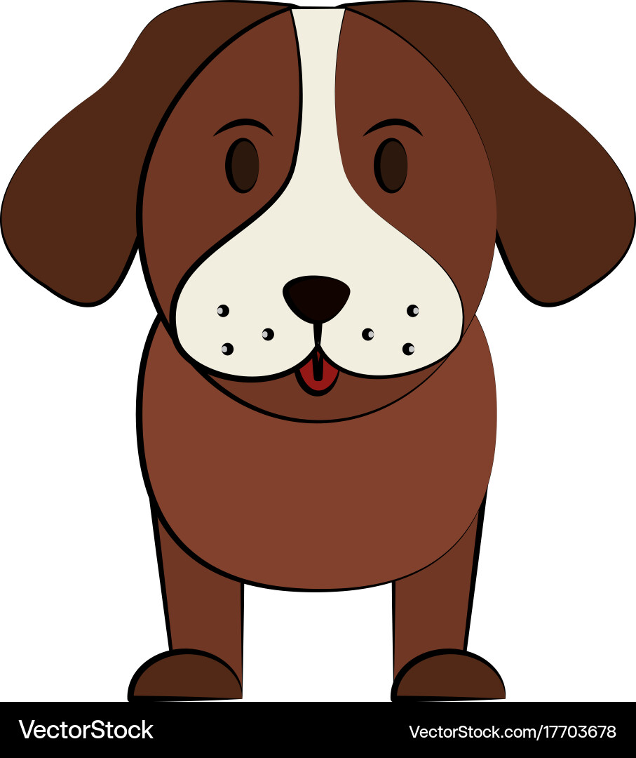 Dog pet face icon imag Royalty Free Vector Image