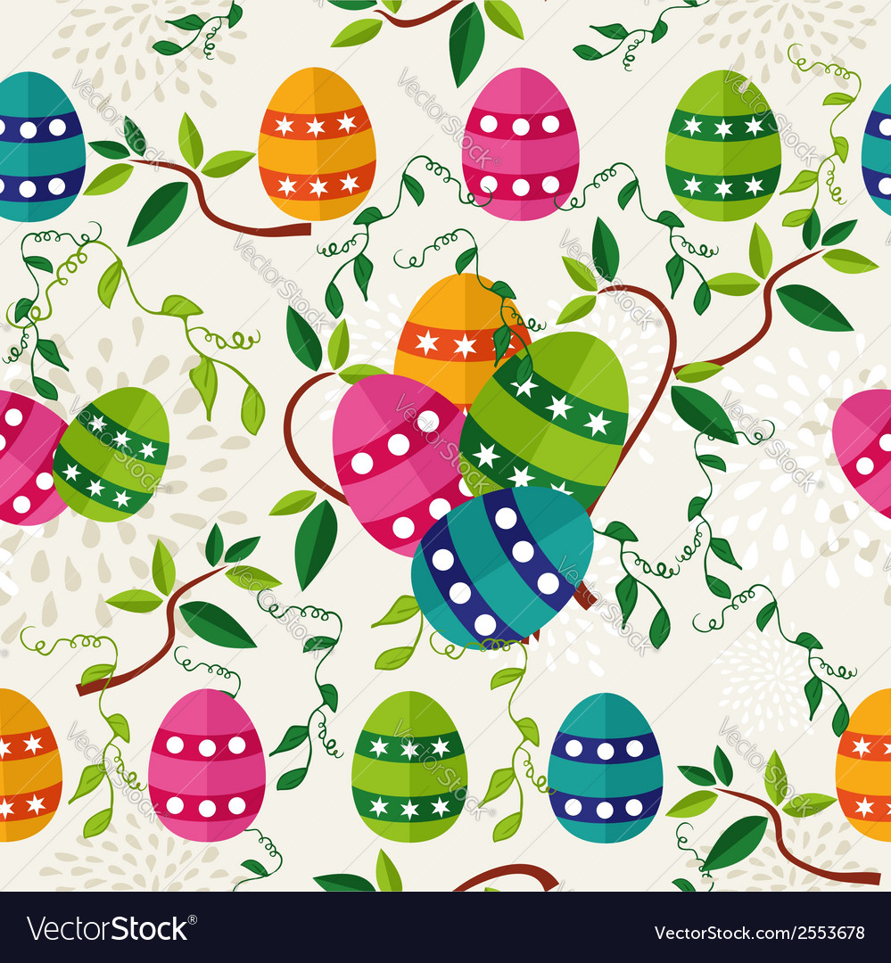 Easter background design Royalty Free Vector Image
