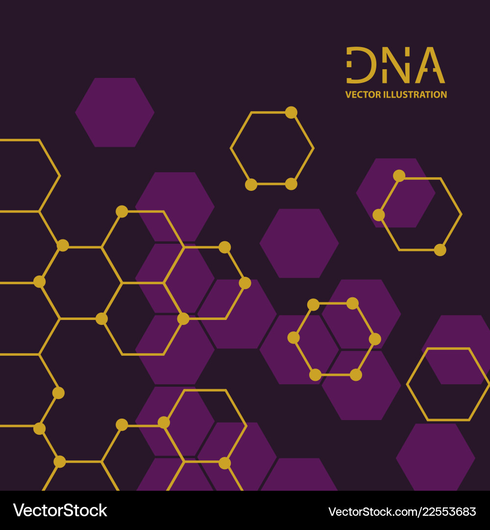 Abstract dna strand symbol isolated on white Vector Image