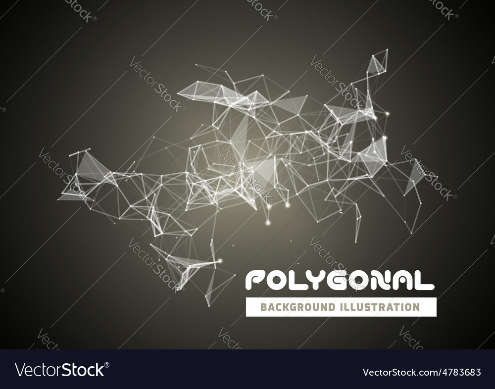 Abstract network connection background Royalty Free Vector