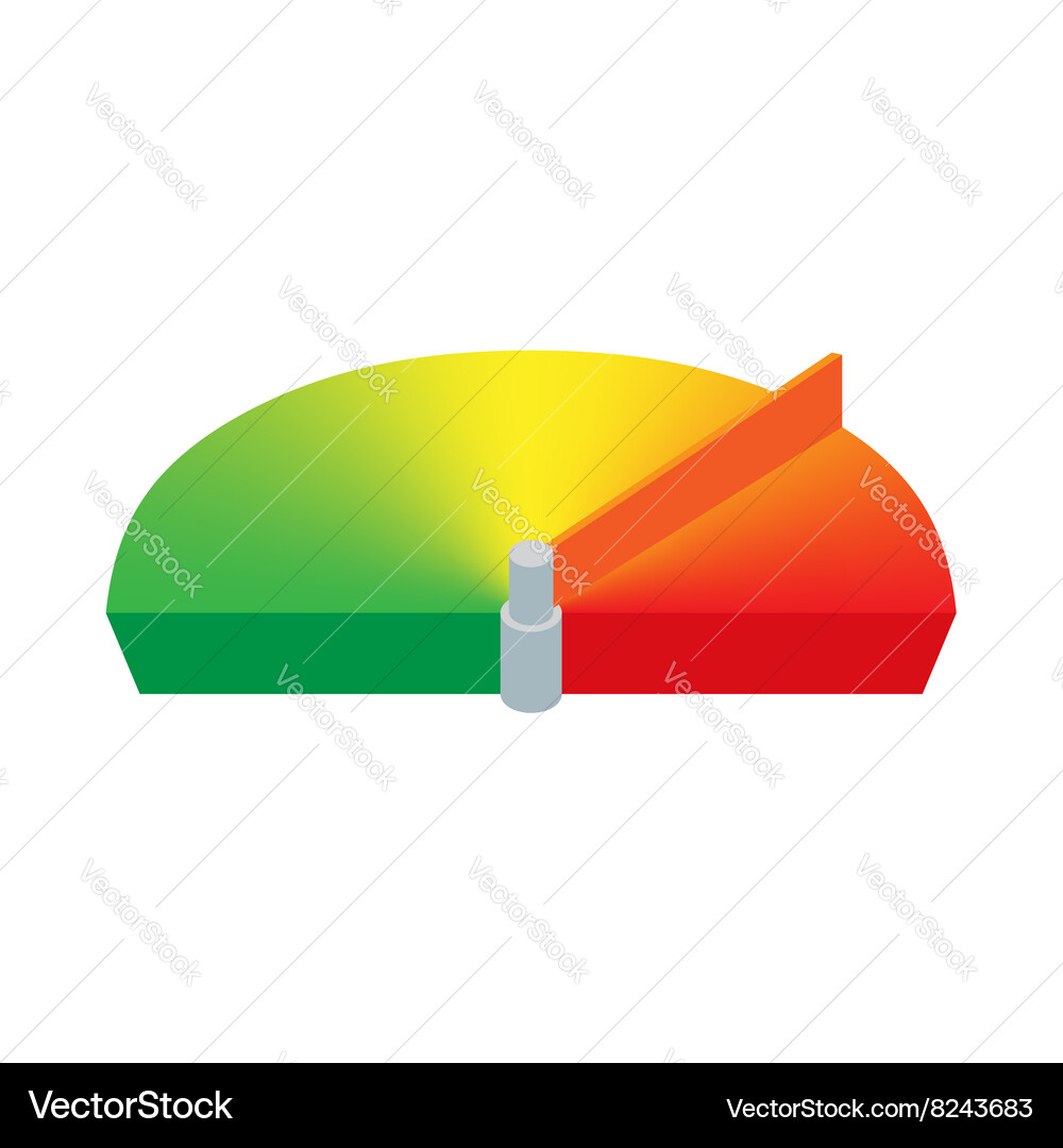 Car speed limit icon cartoon style Royalty Free Vector Image