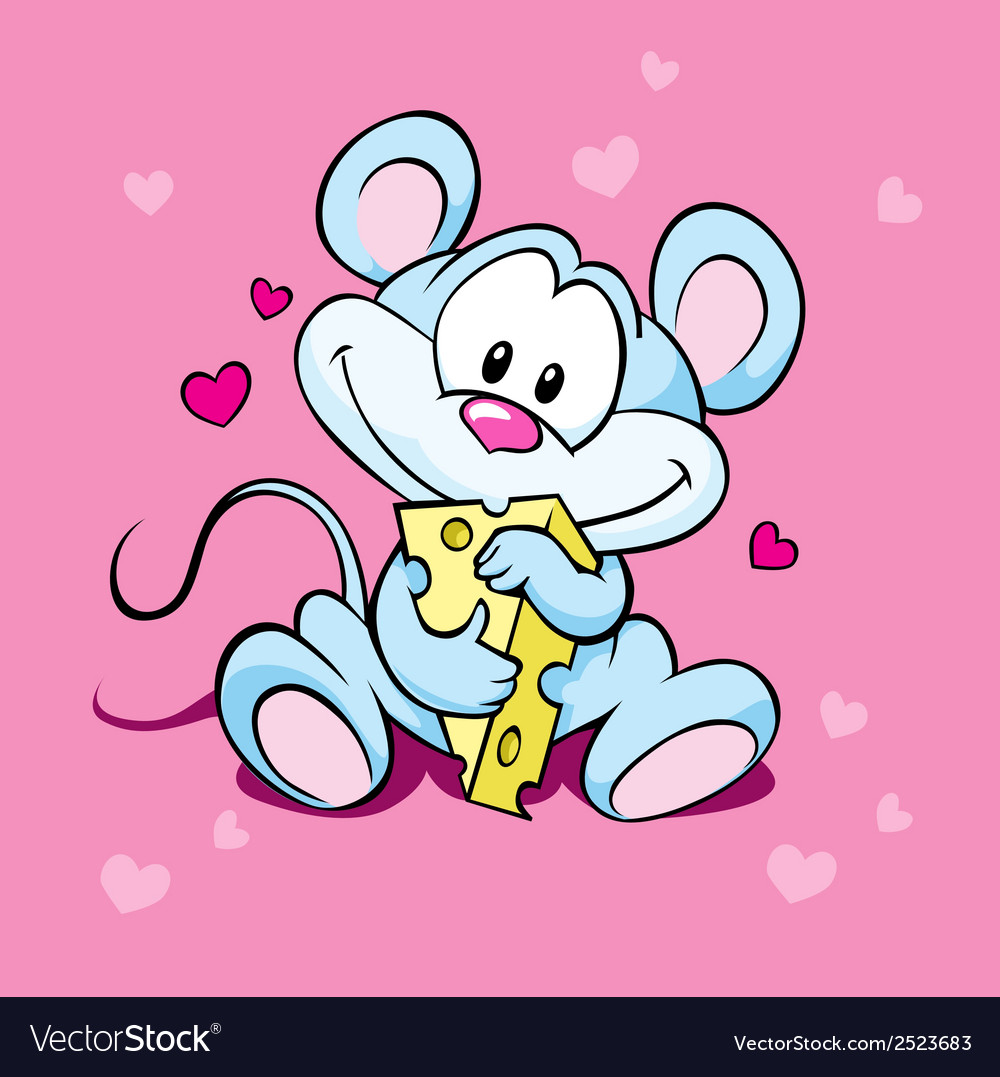 Cute mouse Royalty Free Vector Image - VectorStock