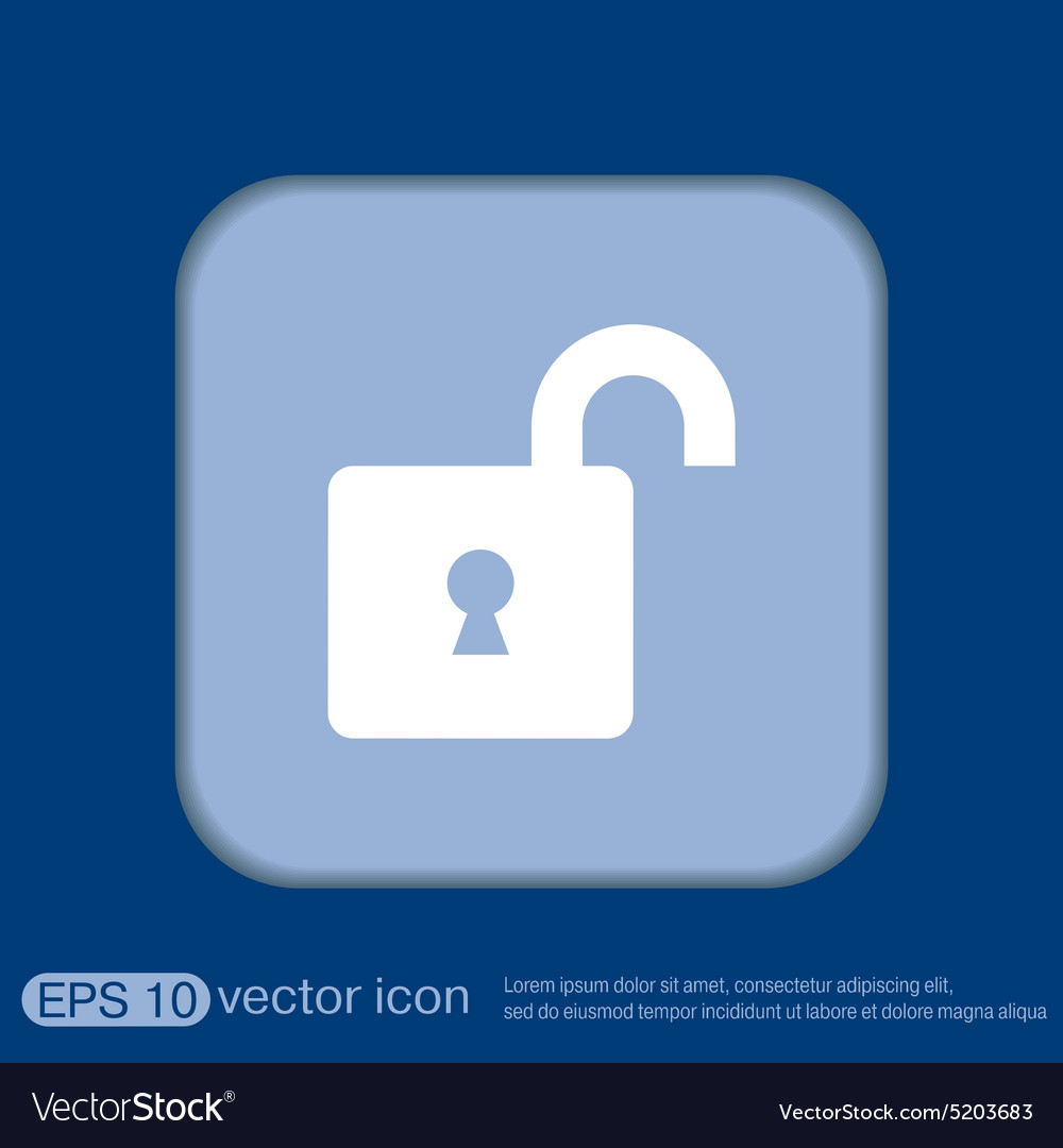 Padlock icon Royalty Free Vector Image - VectorStock