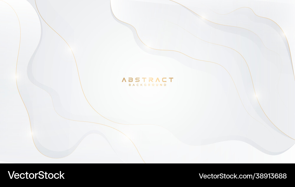 Abstract modern gray and white gradient wave Vector Image