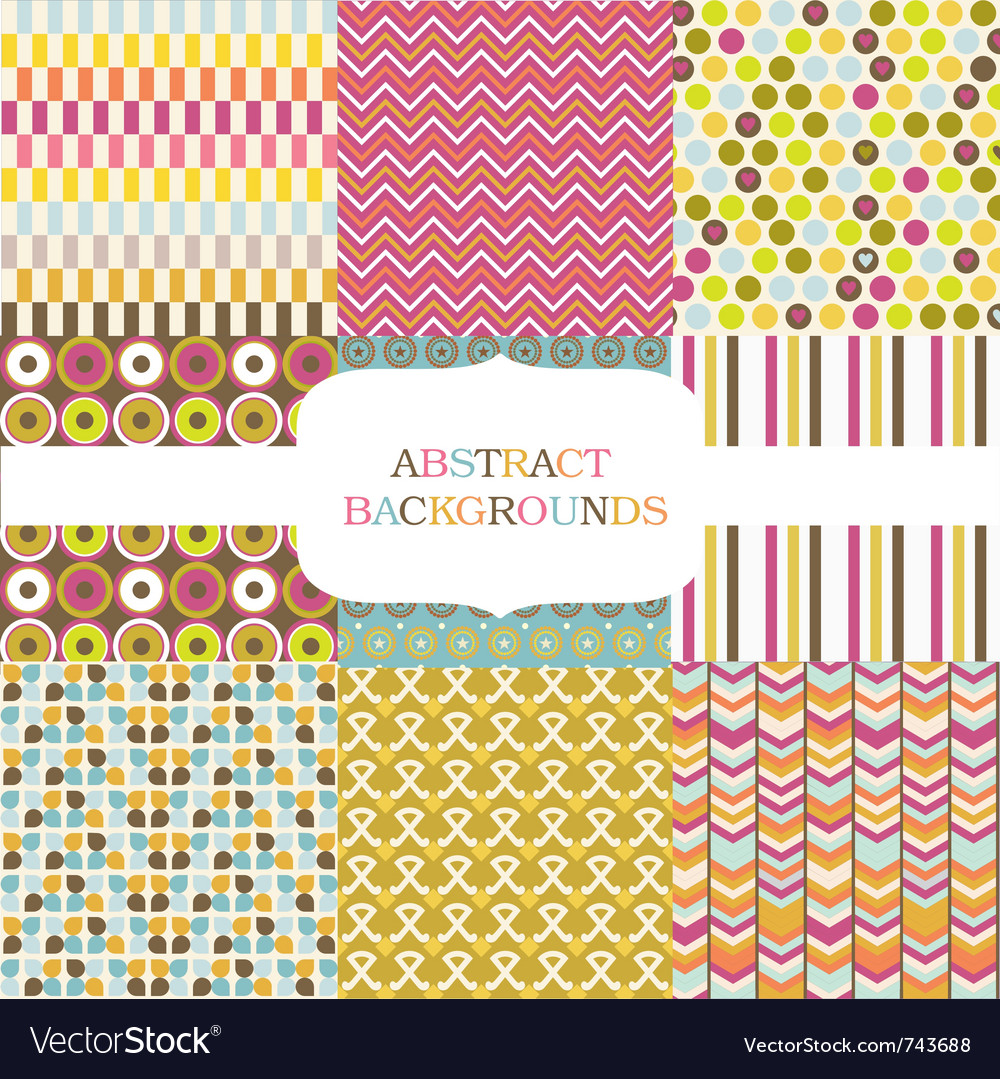 Classic patterns Royalty Free Vector Image - VectorStock
