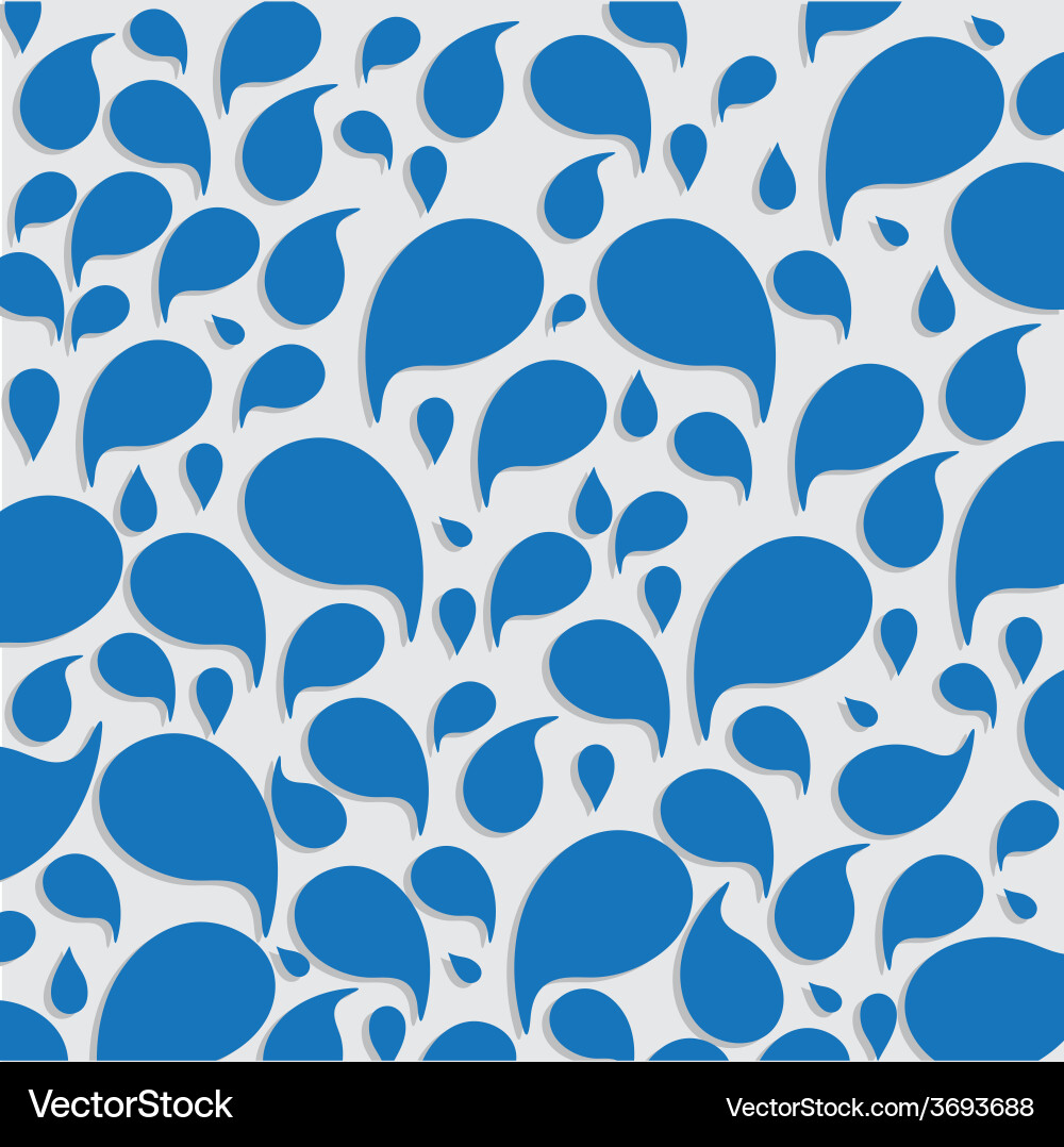 Drop water pattern design Royalty Free Vector Image