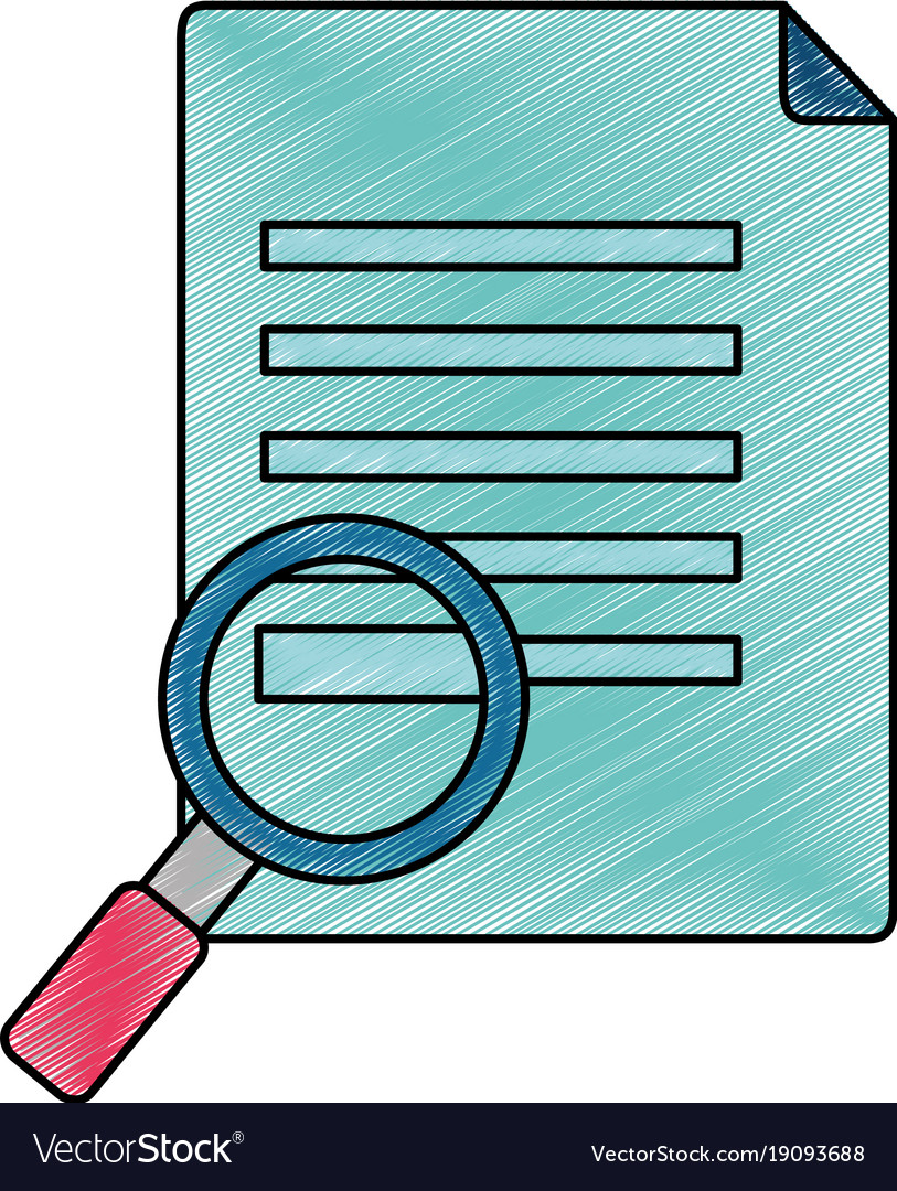 Isolated document design Royalty Free Vector Image