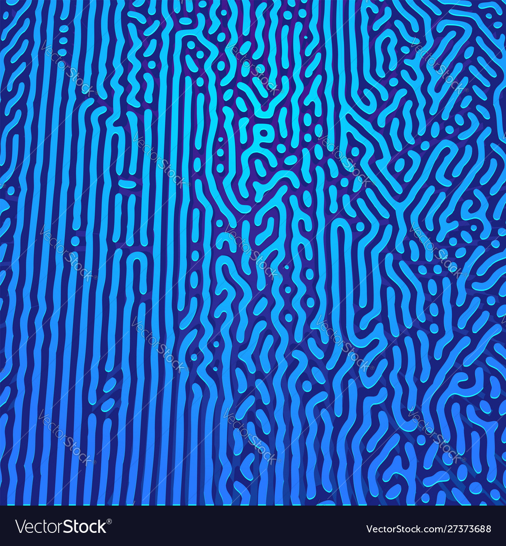 Turing morphogenesis reaction diffusion pattern Vector Image