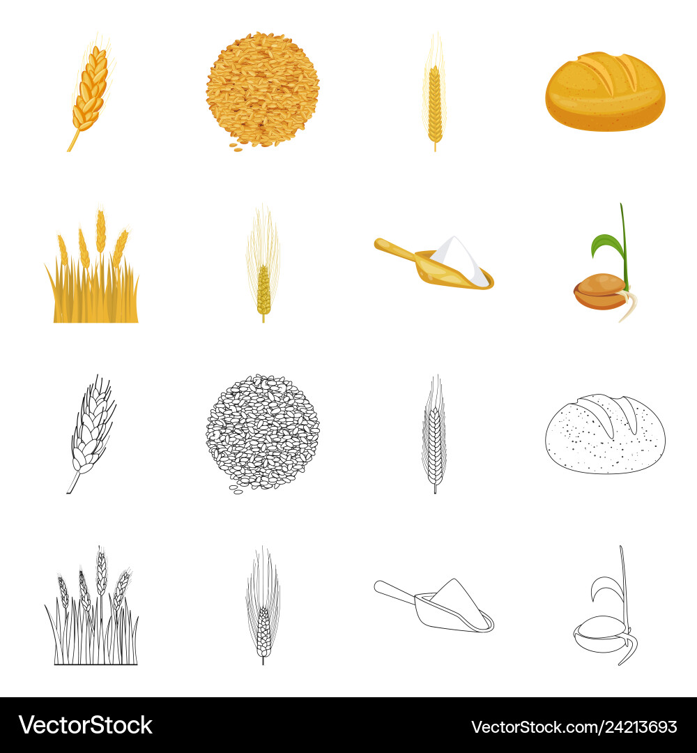 Agriculture and farming Royalty Free Vector Image