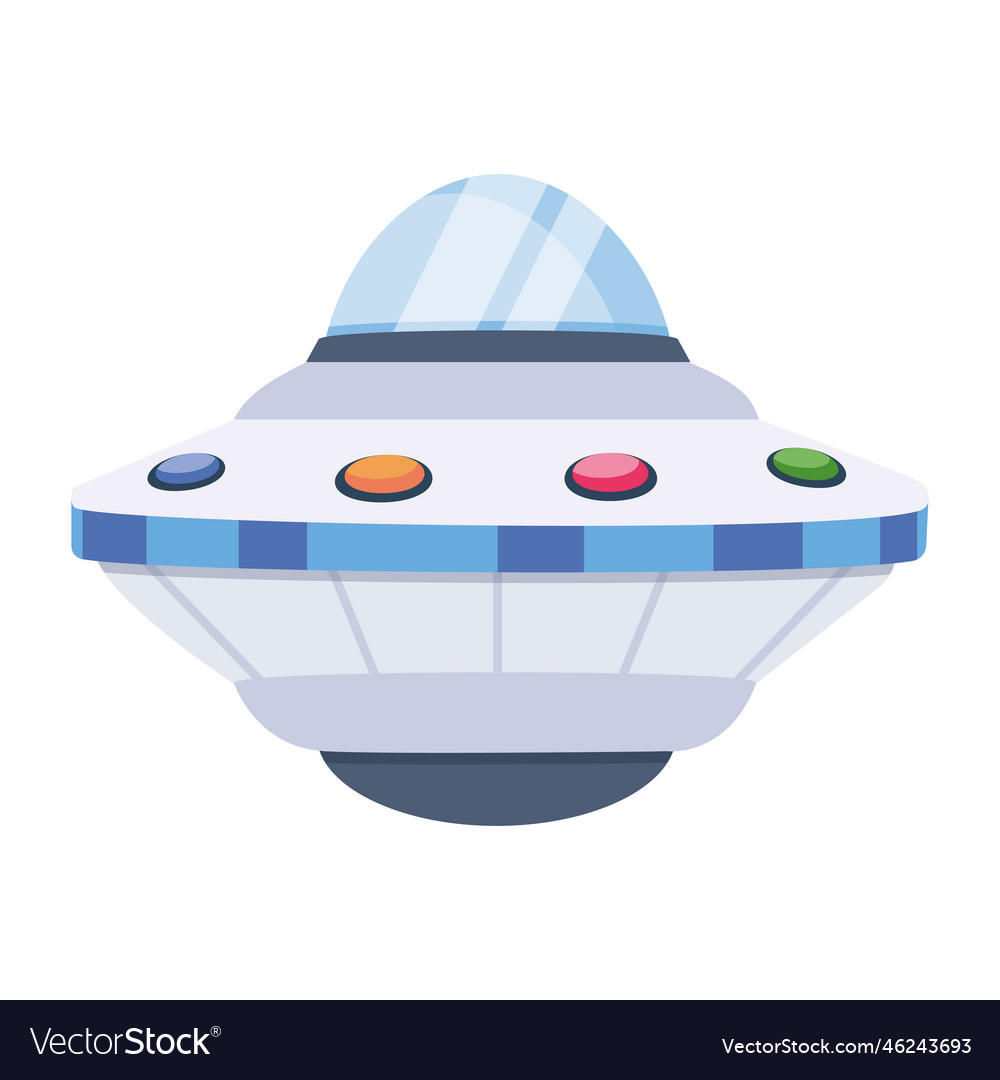Alien spaceship Royalty Free Vector Image - VectorStock