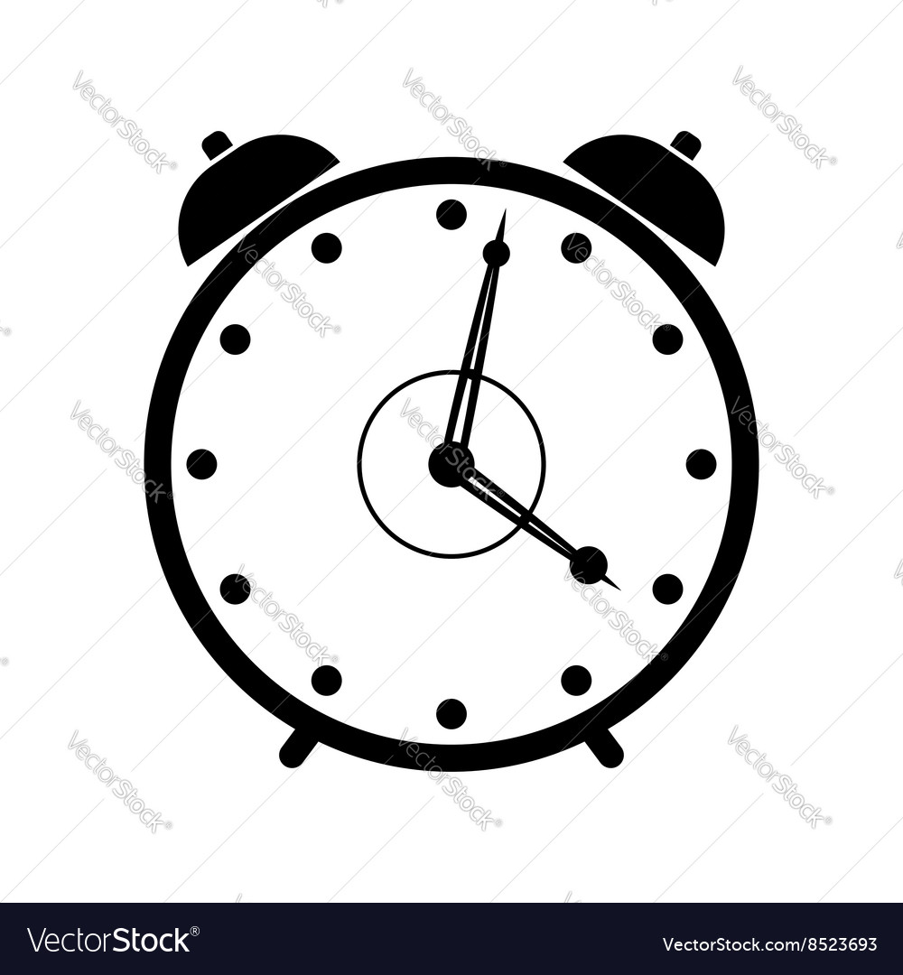 Clock icon simple Royalty Free Vector Image - VectorStock