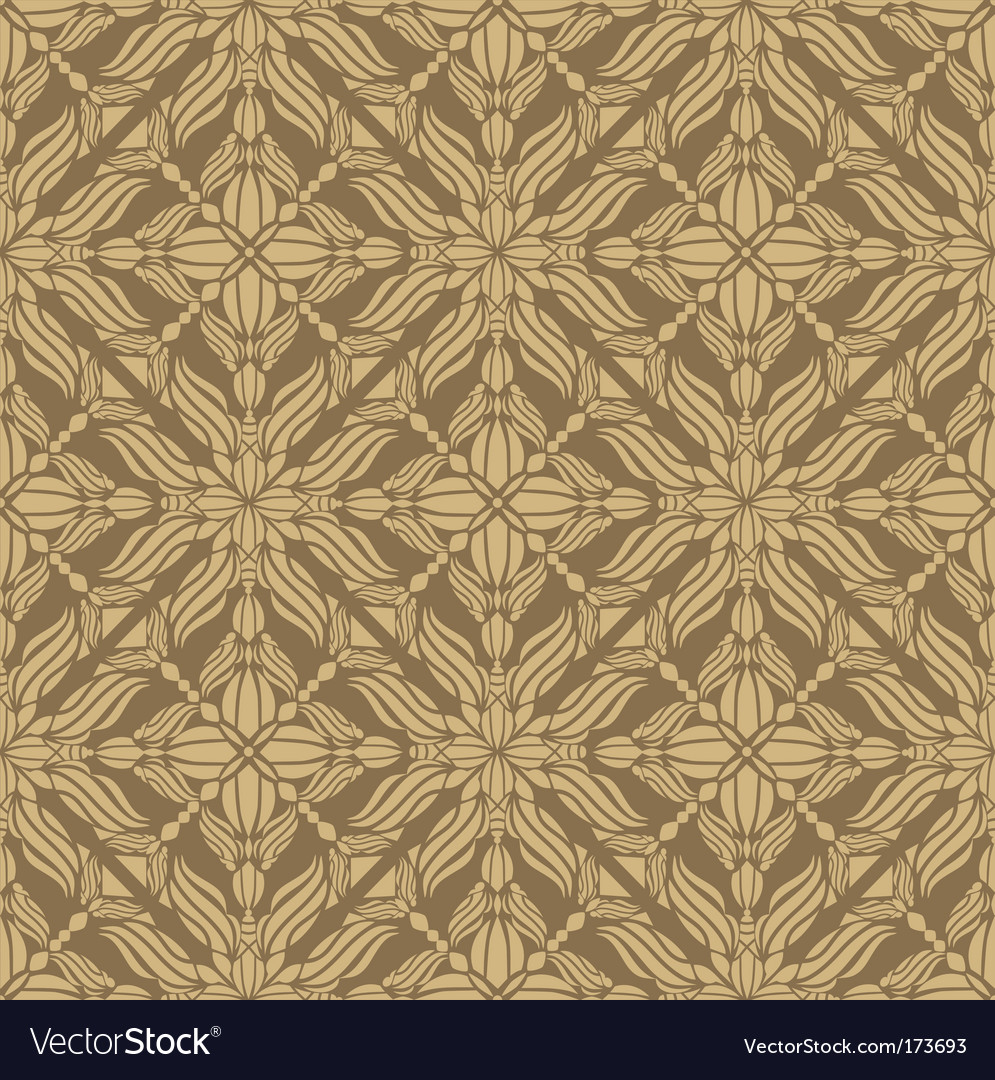 Decorative wallpaper pattern Royalty Free Vector Image