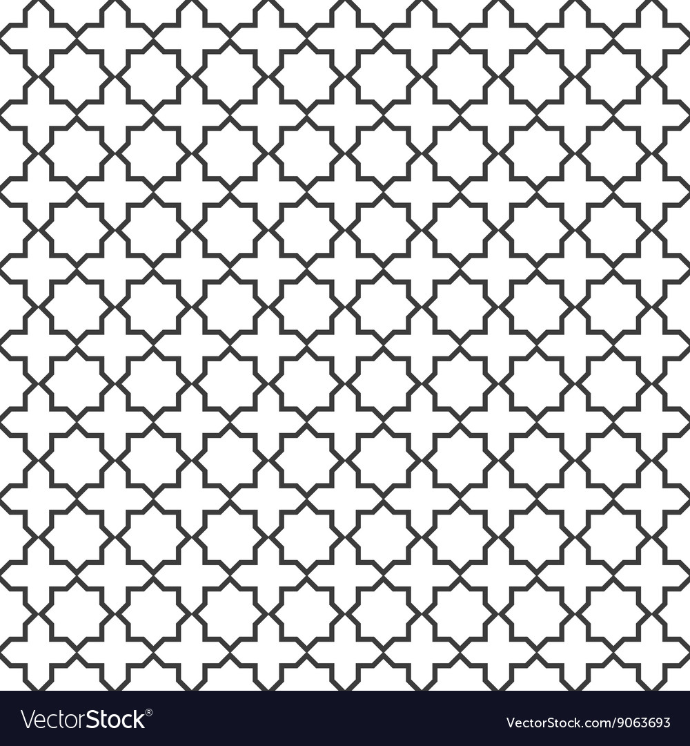 Seamless delicate pattern in islamic style Vector Image Seamless delicate pattern in islamic style Vector Image