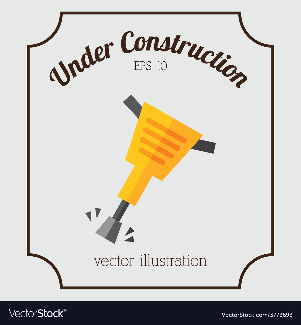 Under construction Royalty Free Vector Image - VectorStock