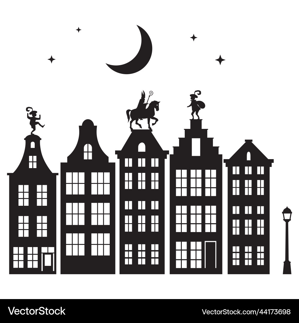 Celebration dutch holidays - sinterklaas day Vector Image