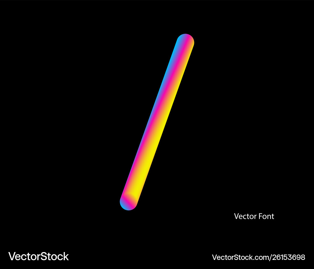 Letter abstract blend line logo symbol Royalty Free Vector