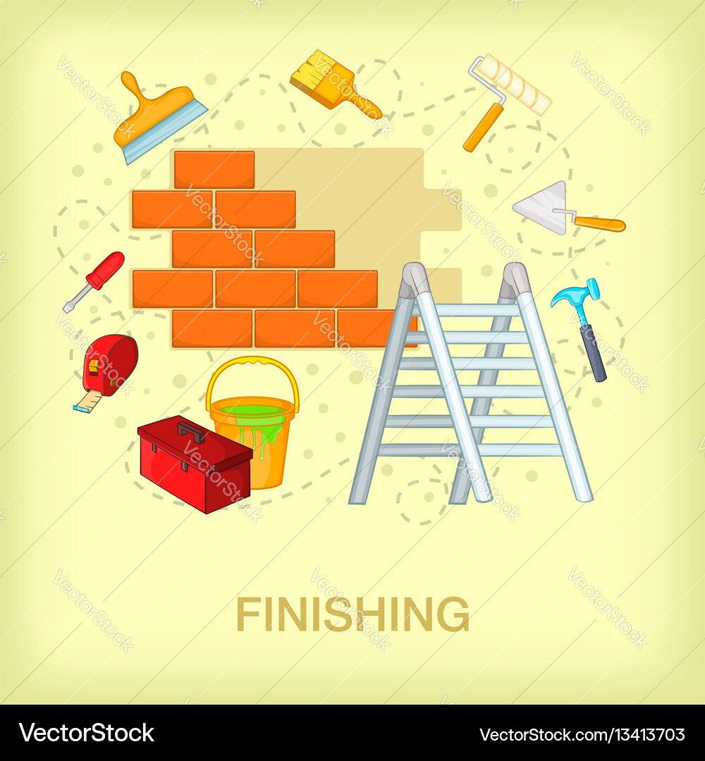 Building process concept place cartoon style Vector Image