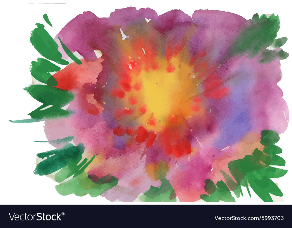 Colorful watercolor abstract background Royalty Free Vector