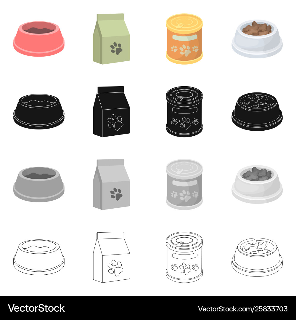 Design food and tin icon set Royalty Free Vector Image