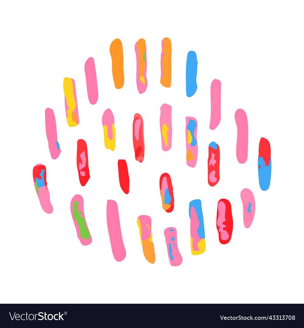 Abstract doodle pattern Royalty Free Vector Image