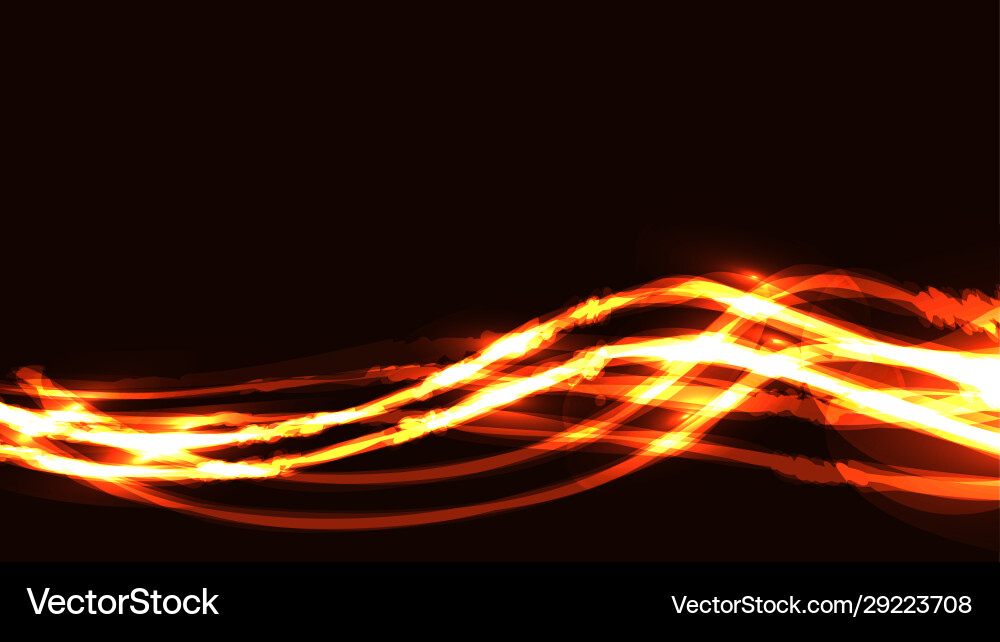 Yellow red fire abstract digital high Royalty Free Vector
