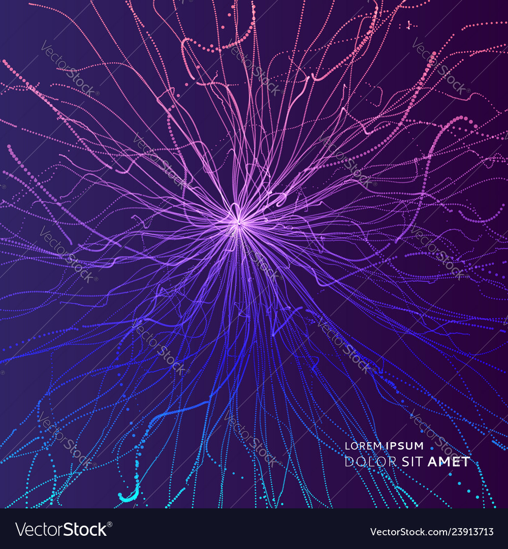 Abstract science or technology background array Vector Image