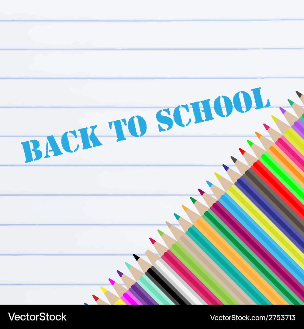 Back to school chalkboard Royalty Free Vector Image
