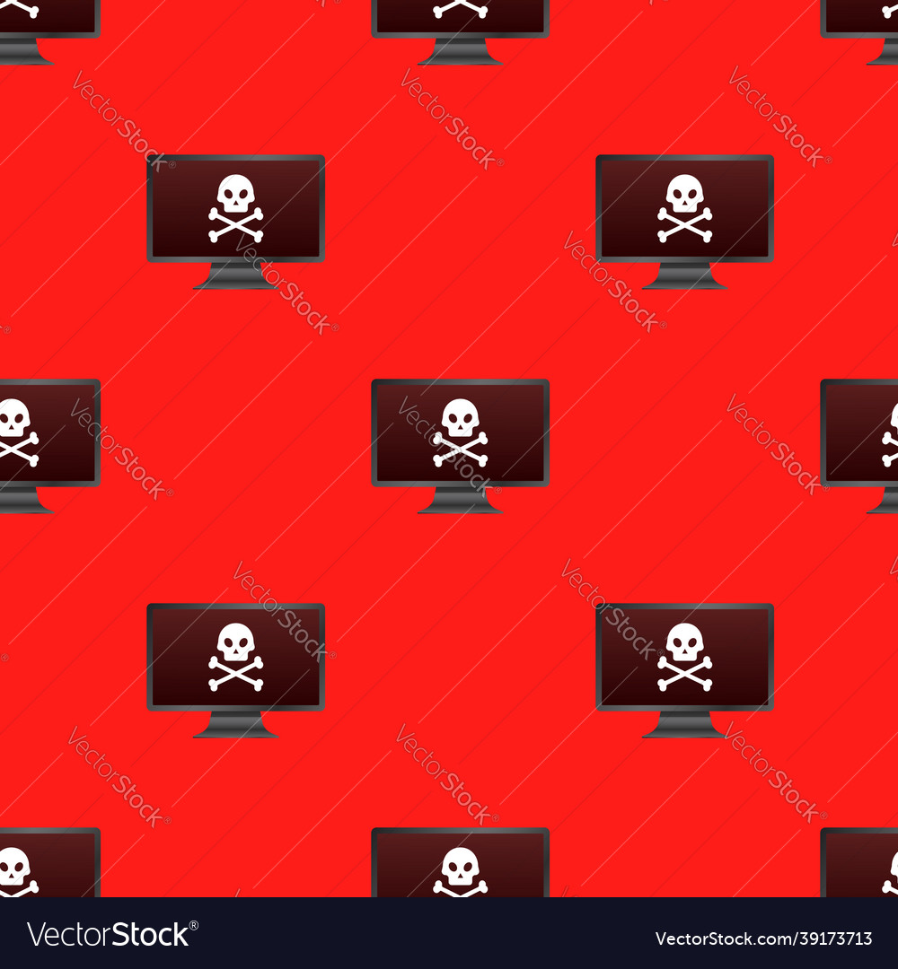 Cyber security concept pattern Royalty Free Vector Image