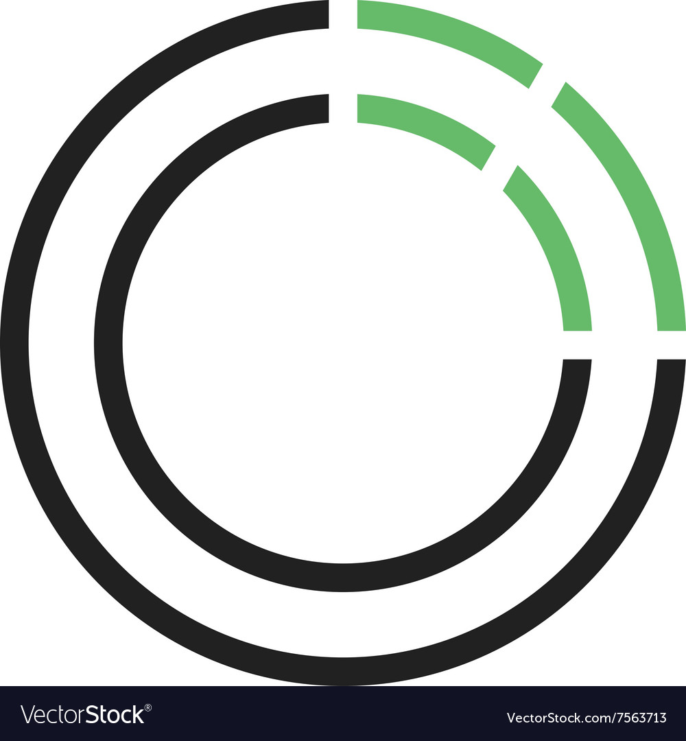 Doughnut chart Royalty Free Vector Image - VectorStock