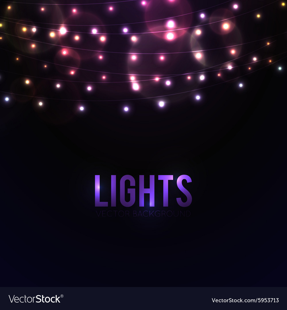 Lights Royalty Free Vector Image - VectorStock