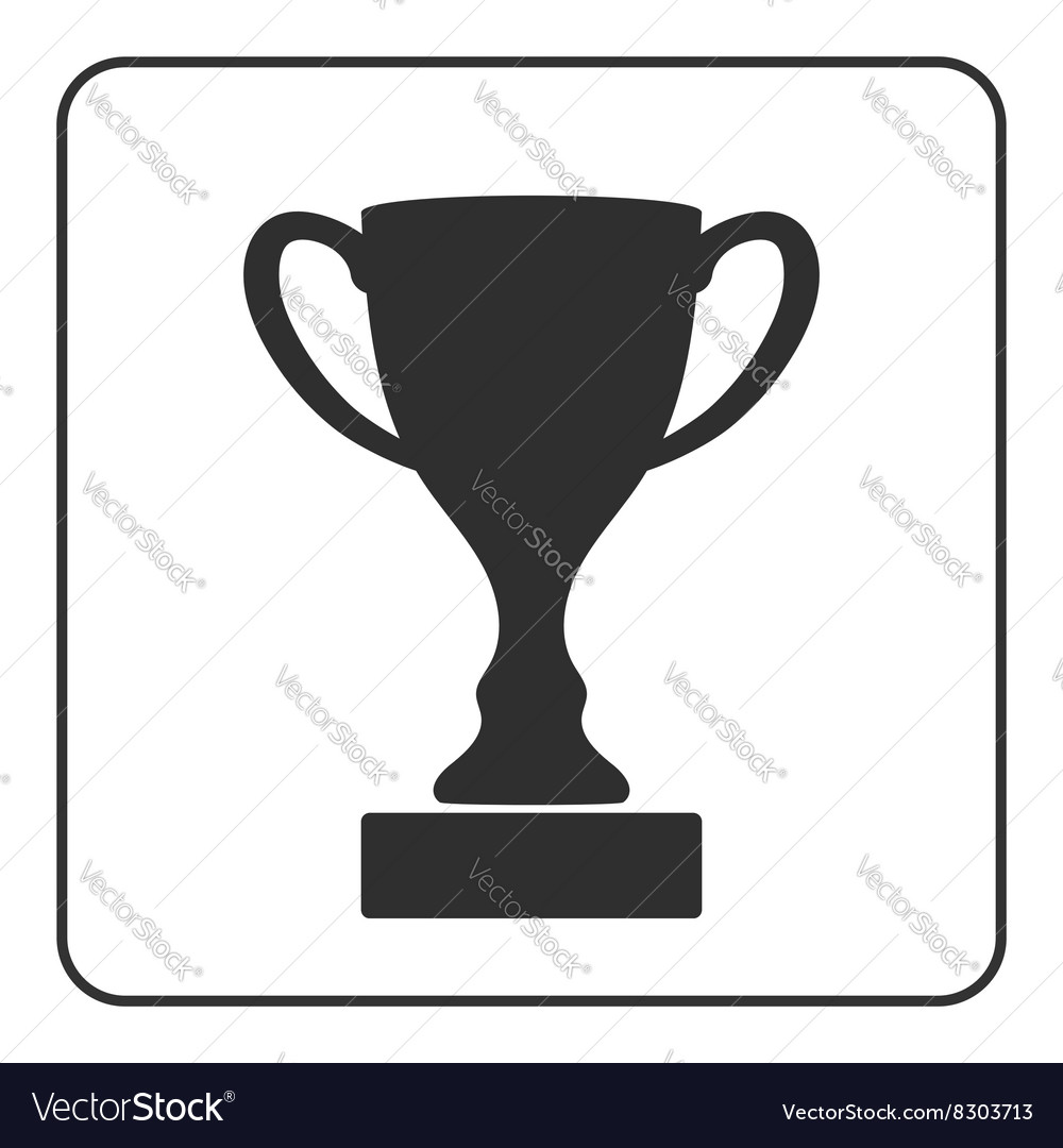 Trophy cup icon 2 Royalty Free Vector Image - VectorStock