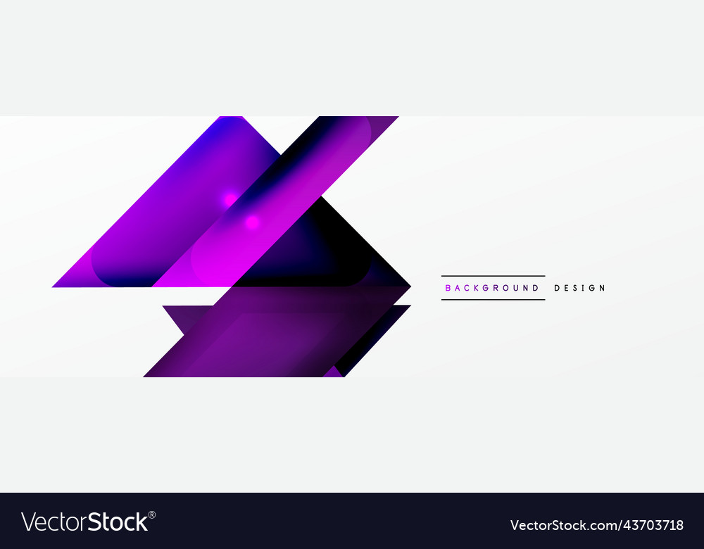 Abstract background simple color geometric shapes Vector Image