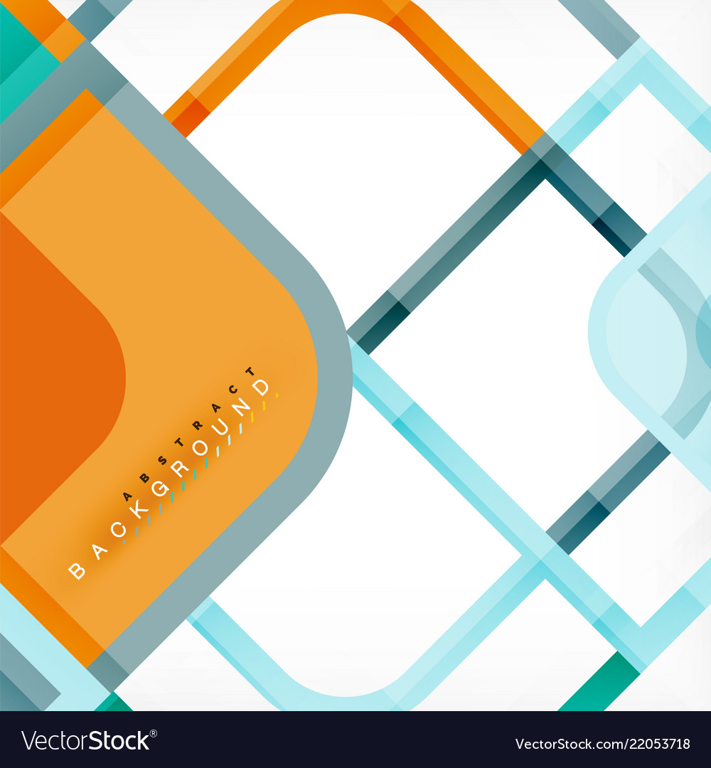 Abstract background square shapes geometric Vector Image