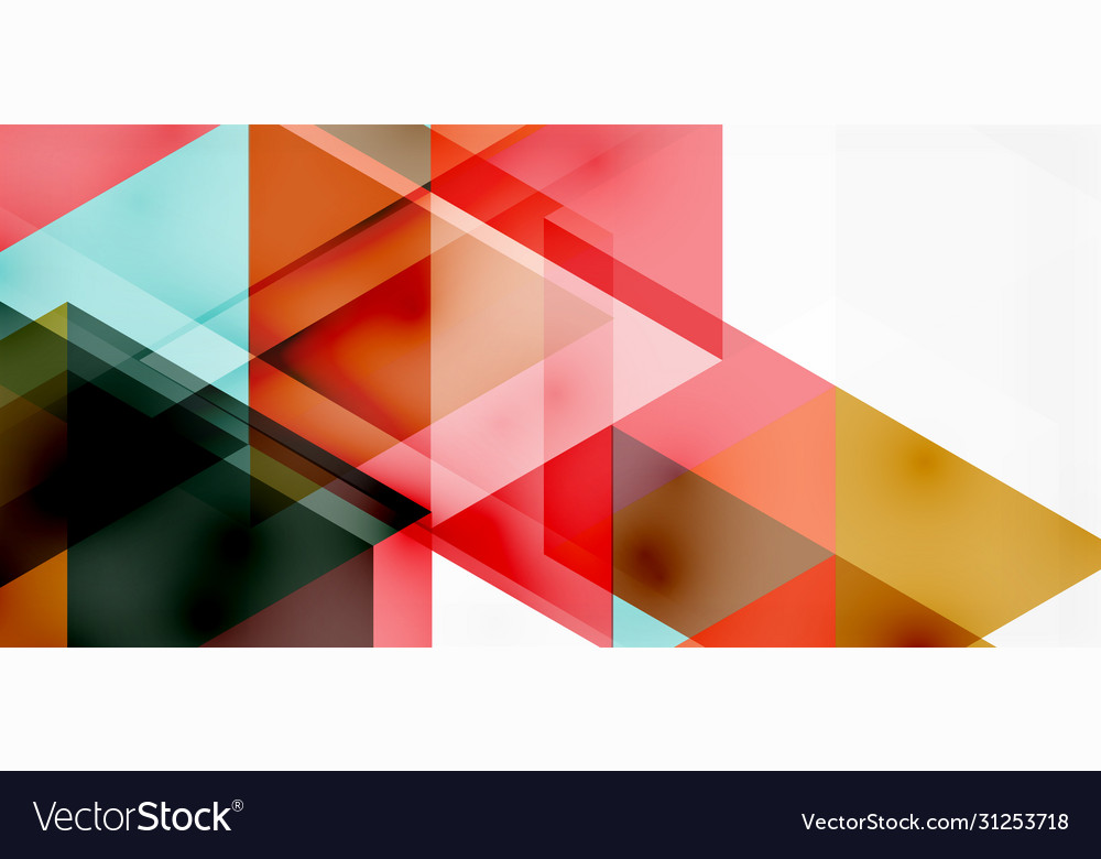 Geometric abstract background mosaic triangle Vector Image