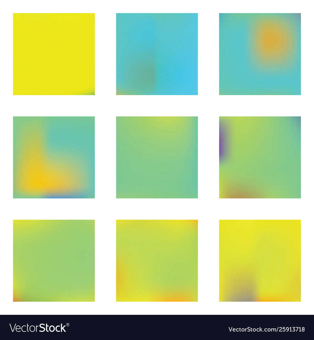 Gradient mesh painted in different colors Vector Image