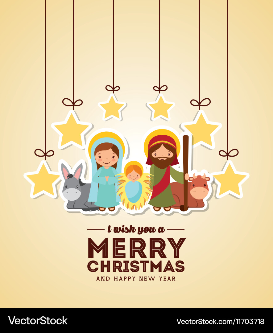 Holy family design Royalty Free Vector Image - VectorStock