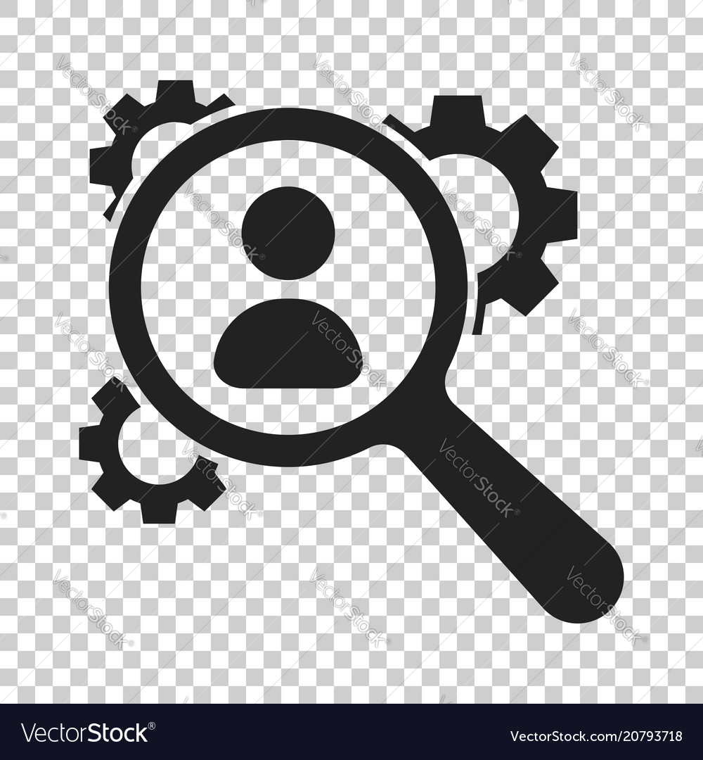 Human resources recruitment hr management icon Vector Image