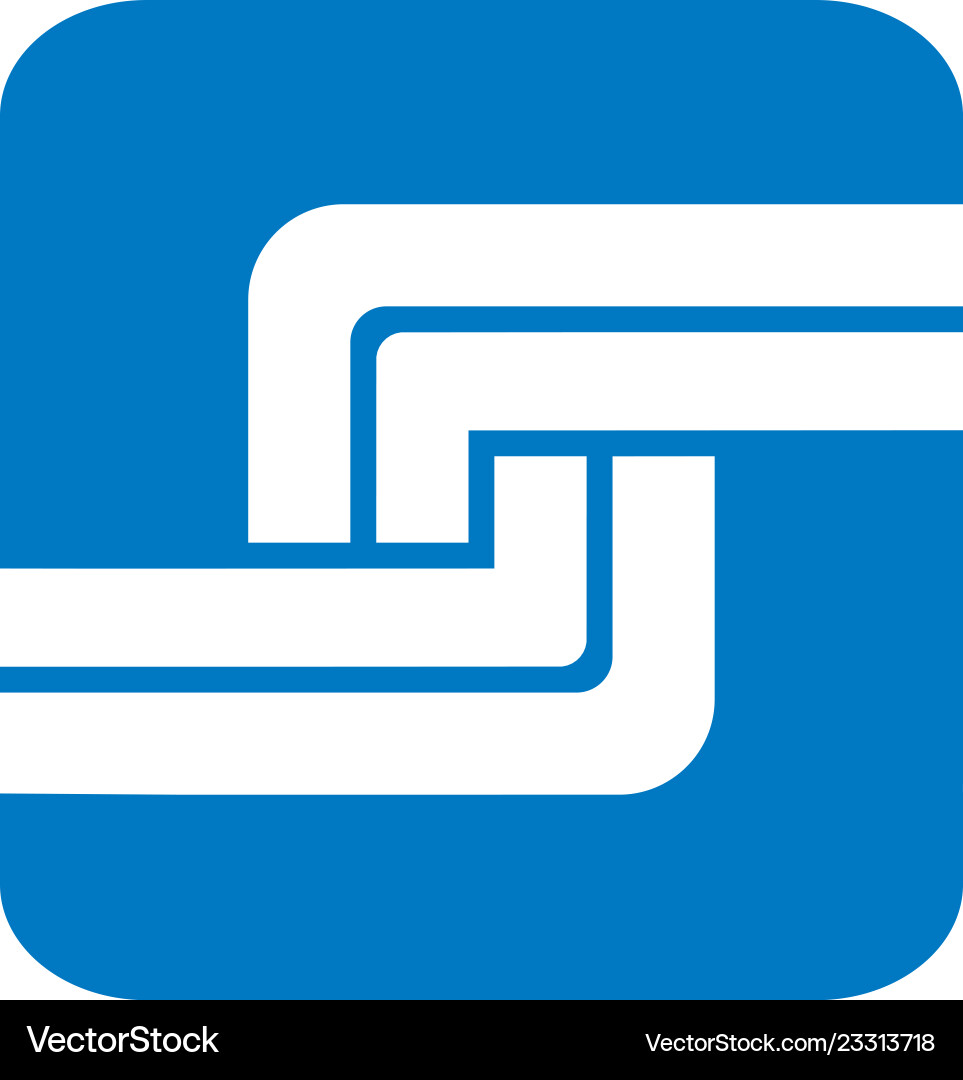 Letter s icon alphabet symbol Royalty Free Vector Image