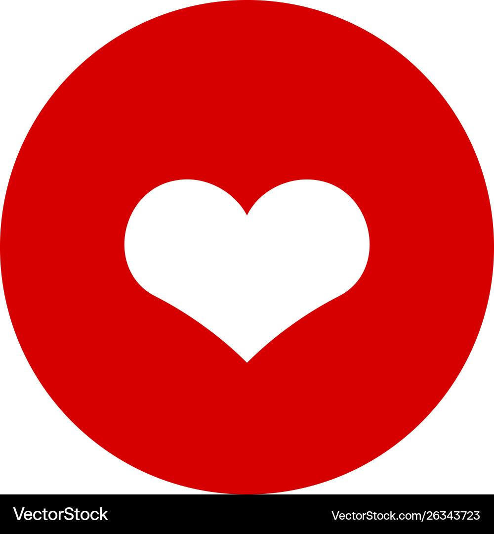 Heart icon graphic design template Royalty Free Vector Image