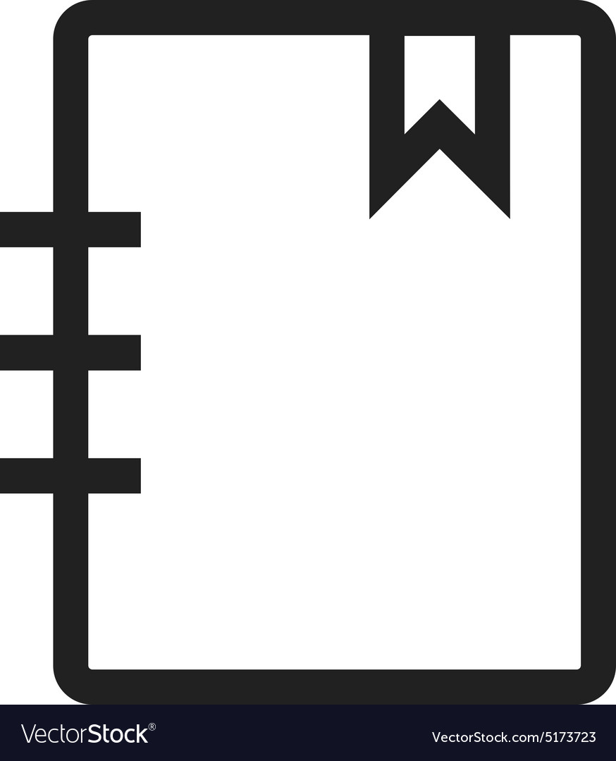 Notebook Royalty Free Vector Image - VectorStock