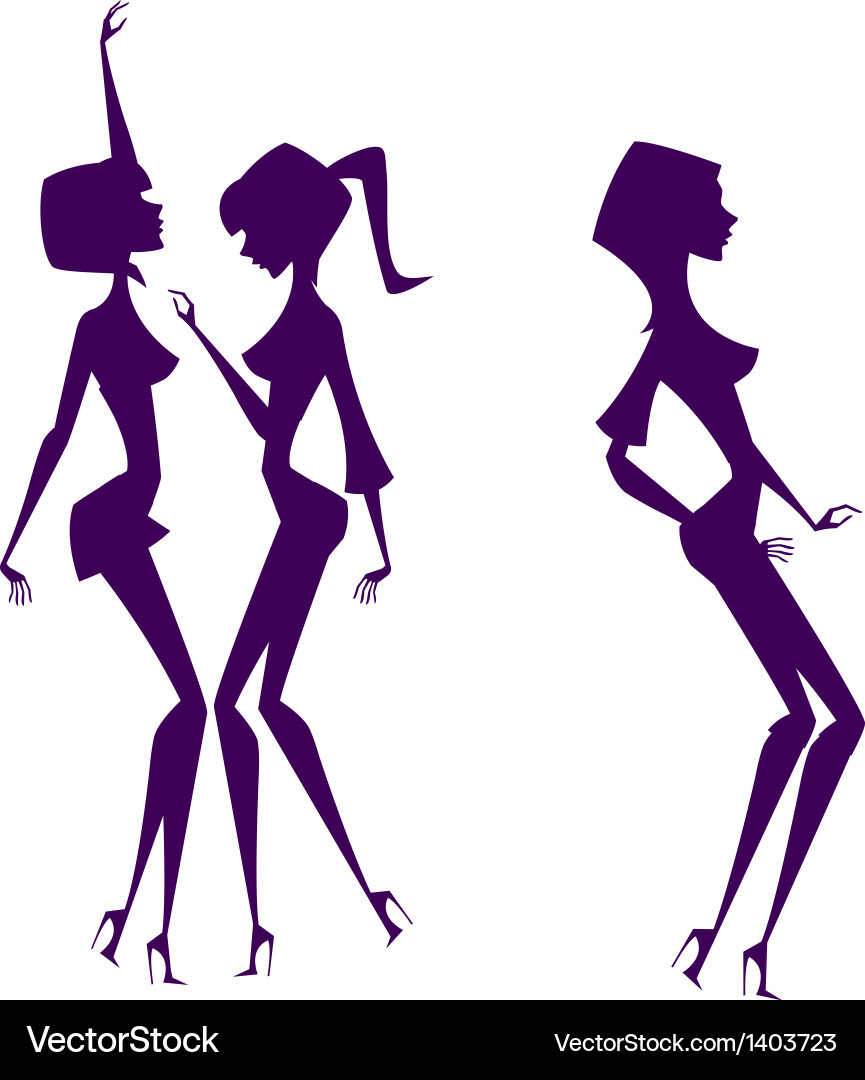 Shadow of women Royalty Free Vector Image - VectorStock