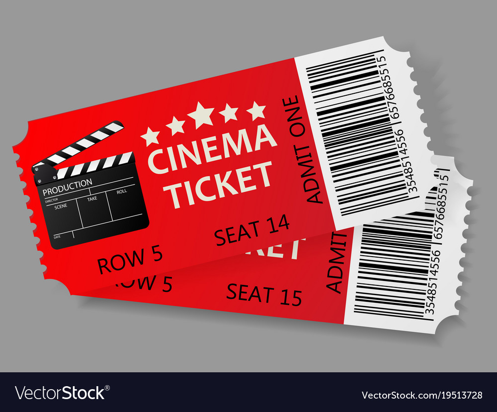 Admit One Tickets Royalty Free Vector Image VectorStock